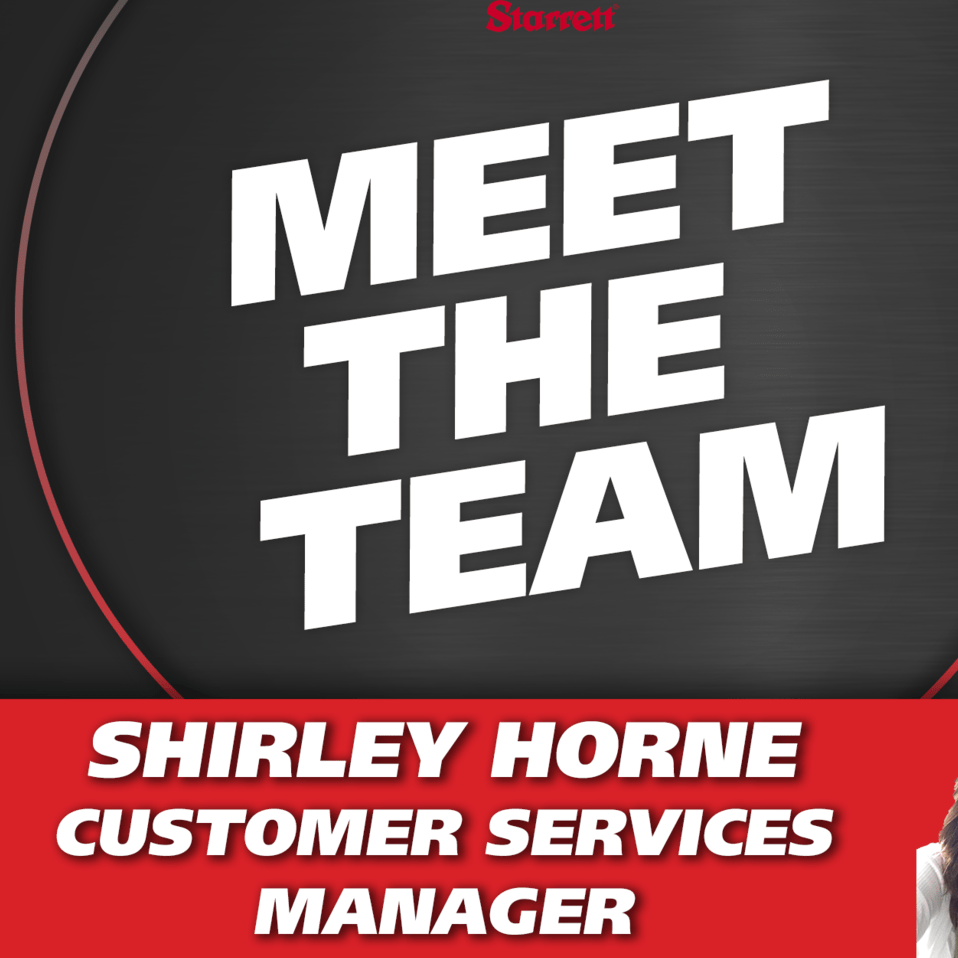 Meet the team - Shirley Horne - Starrett