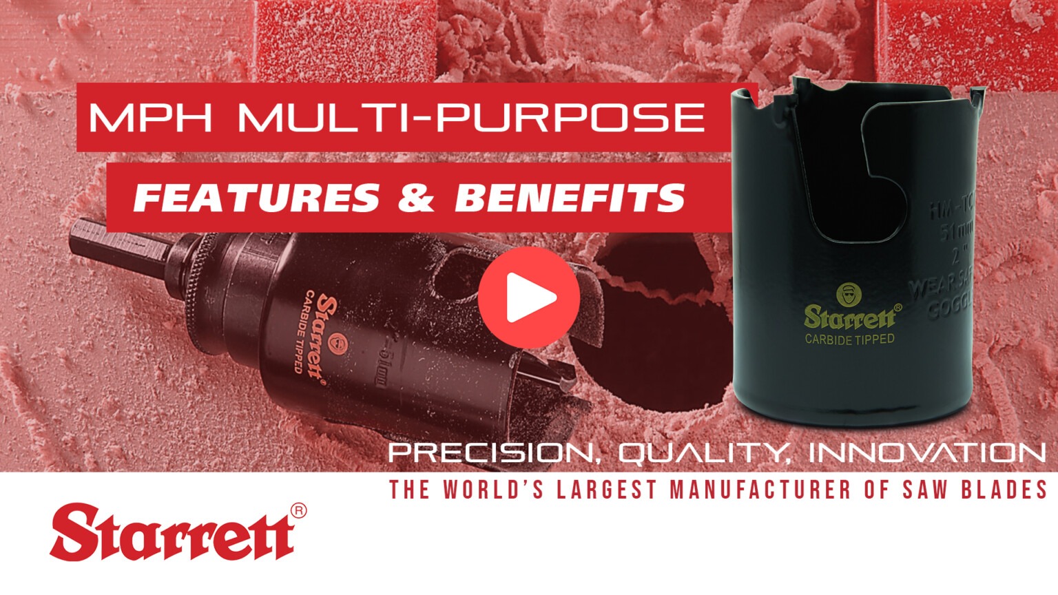 Bi Metal Fast Cut Hole Saws - Starrett