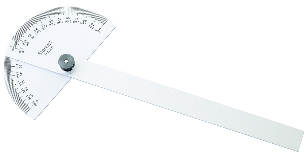 C19 Steel Protractor - Starrett