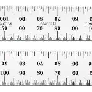 C635-1000 Steel Rule - Starrett