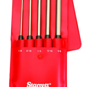 S248PC Drive Pin Punch Set of 5 in case - Starrett
