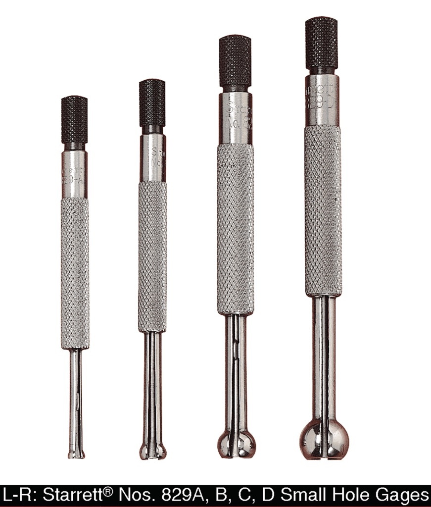 S829EZ Set 4 Hole Gauge + Case - Starrett