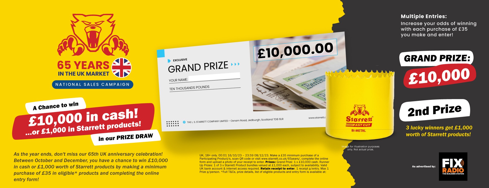 Starrett UK Anniversary Campaign - Starrett