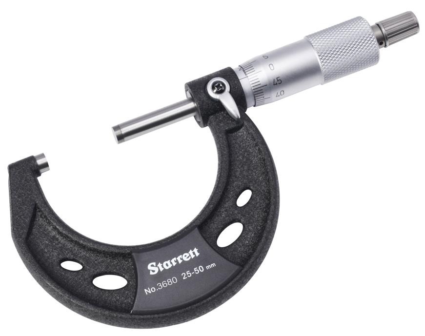 3680MXRL-50 Mechanical Micrometer - Starrett