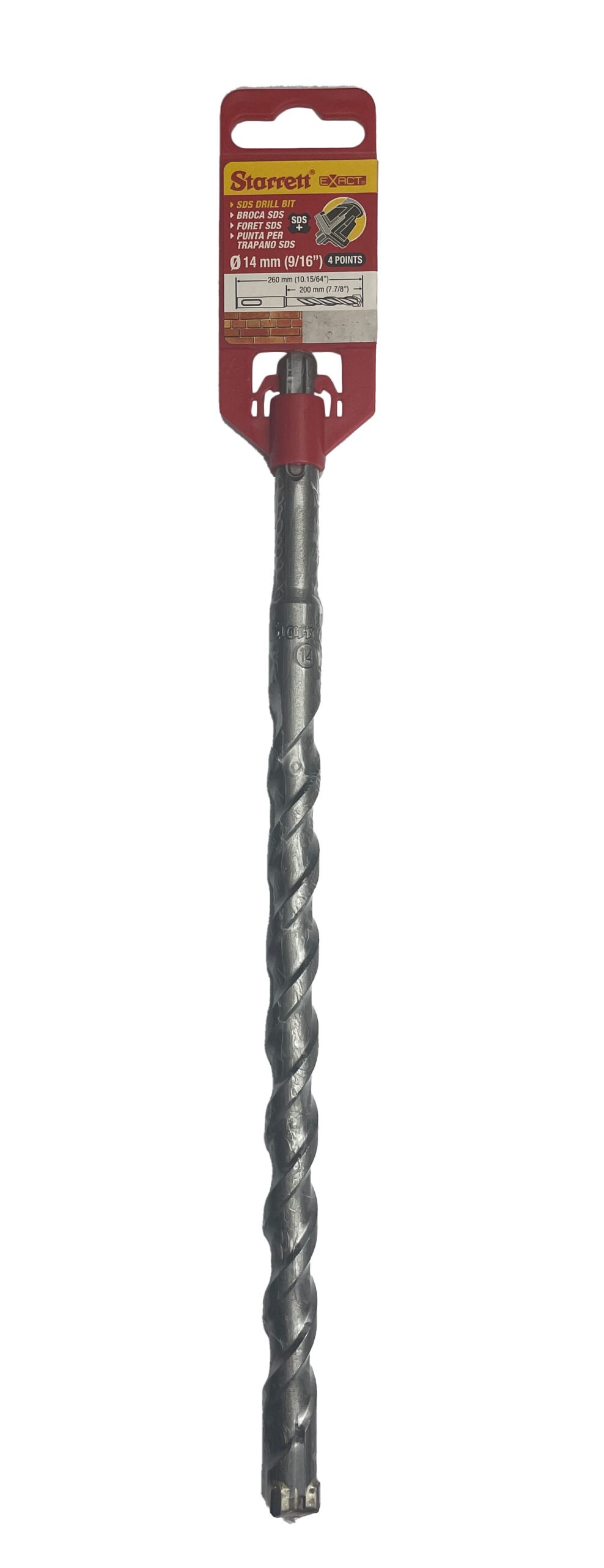 SDS PLUS 4 POINTS 14X260MM